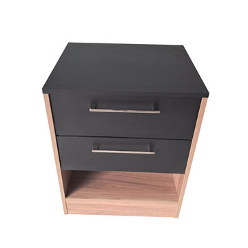 Rubano Bedside Table - Sahara & Ebony | LEROY MERLIN South Africa