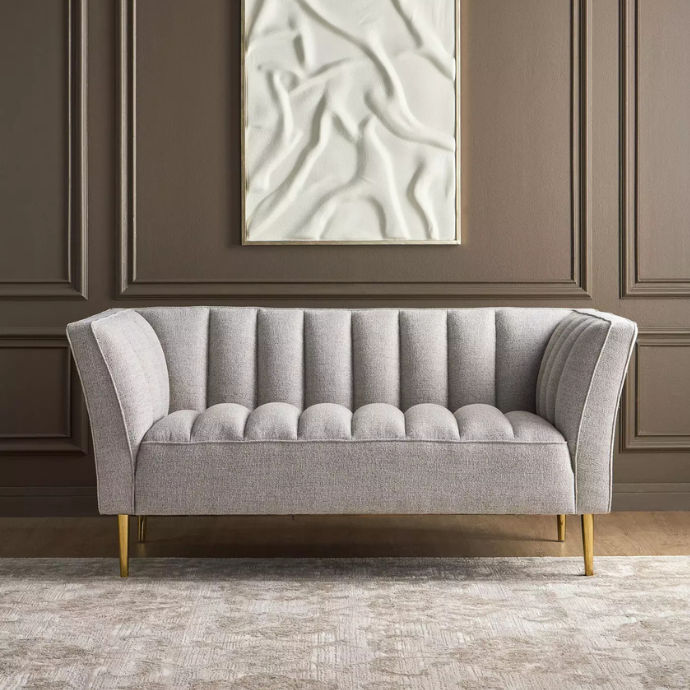 Alora 2-Seater Fabric Sofa-Monaco French Oak
