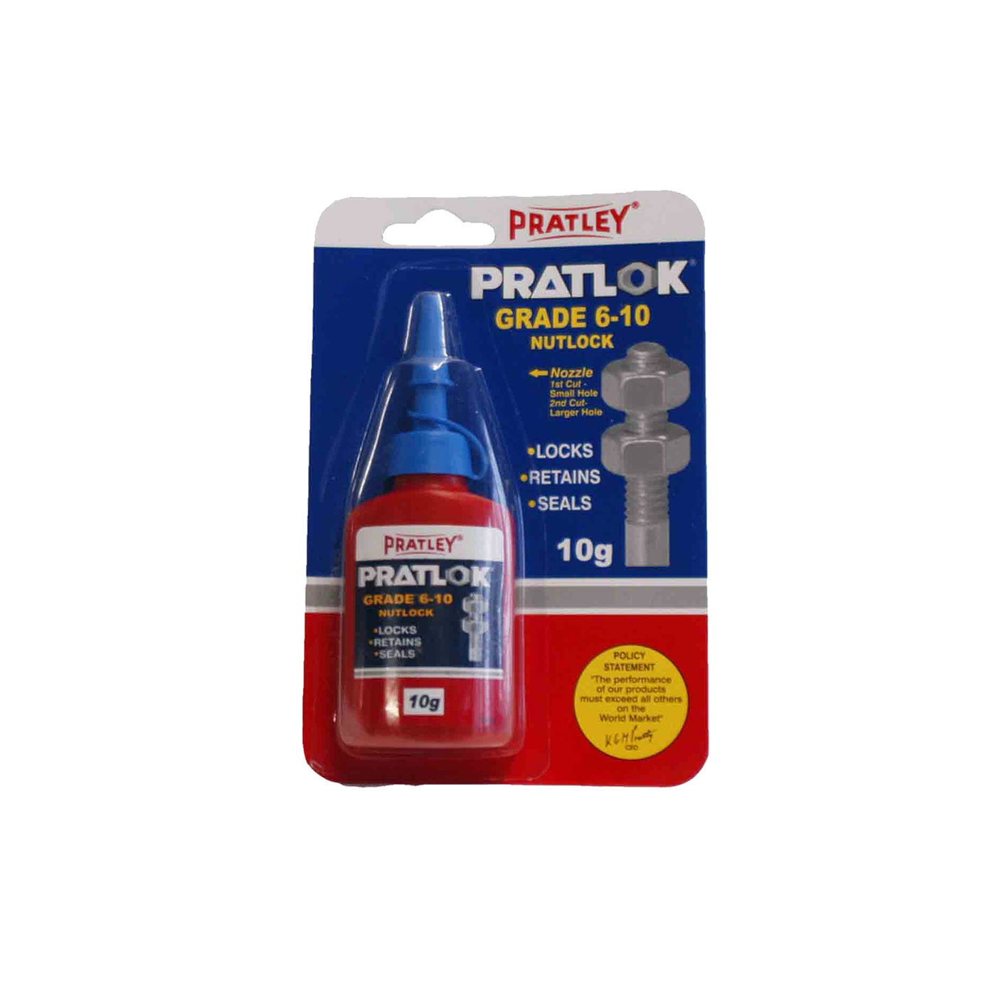 Pratley - Nut-lock - 10gr - Blue - 4 Pack | Leroy Merlin South Africa