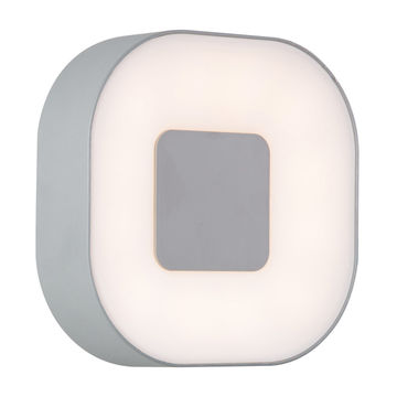 Ublo - LED - Square Ceiling/Wall Light - 8w - Silver